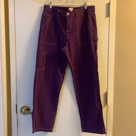 Garage | Pants & Jumpsuits | Garage Purple Cargo Pants | Poshmark